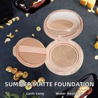 China Wholesale Summer Air Cushion Face Makeup Long Lasting Waterproof Matte Skin Foundation Concealer Moisturizer for Dark Skin Tone for sale