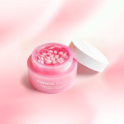 China Collagen Capsule Cream Organic Luxury  Face Whitening Cream Shea Butter OEM Black Spot Remover   Moistorizer for sale