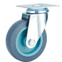 China Rotating Small  TPR caster without brake for light duty shelf, 2