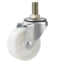 China White Screw Small PP caster for light duty shelf,  2