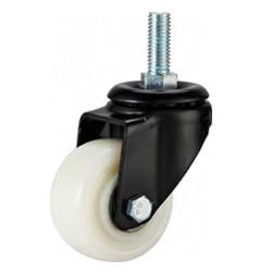 China light duty 2 inch white PP caster, 2.5 inch, 3 inch PP castor, swivel PP caster, mini caster for sale