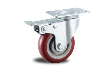China Total Brake PVC Caster for sale