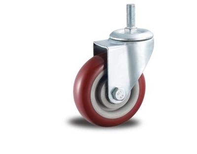 China Threaded Stem PVC Caster for sale