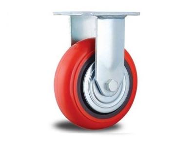 China Rigid PU cast iron Caster Korea for sale
