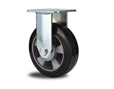 China Rigid Aluminum core Rubber Caster for sale