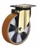 China Swivel Aluminum core PU Caster (Europe) for sale