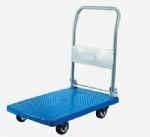 China Blue Plastic Durable Handling Plate Trolley with four 4 inch casters  (RFHT300KG) High quality for sale