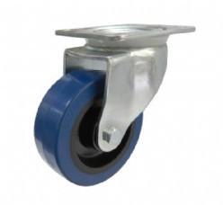 China Swivel Elastic Rubber Caster for sale