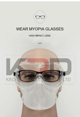 China Silicon Material Safety Glasses Goggles Clear Goggles for Medical Use   material silicon for sale