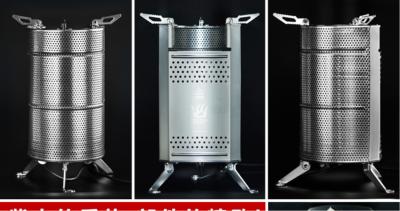 China supplying camping stove U type portable mini biomass camping stove for sale