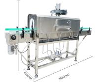 China 0.1Mpa plastic shrink wrap machine 120w Shrink Wrap Heat Tunnel For Bottles for sale