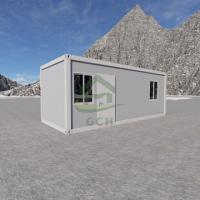 China Fireproof Insulated Detachable Container House 3x6m Heavy Caliber Steel Modular Office for sale