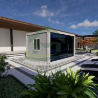 China Insulated 20ft Prefabricated Dormitory 18m2 Detachable Home for Mining Oil Projects for sale