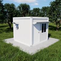 China Detachable Container House With White Panel And Front Sunshade for sale