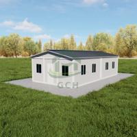 China 6x6m Prefab Container House 2 Bedroom Modular Home with Galvanized Steel Frame 36m² for sale