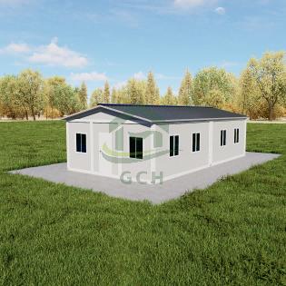 China 6x6m Prefab Container House 2 Bedroom Modular Home with Galvanized Steel Frame 36m² for sale