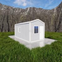 China Windproof Waterproof Triangular Roof Container House With High Strength Steel for sale