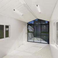 China Windproof Waterproof Triangular Roof Container House With High Strength Steel for sale