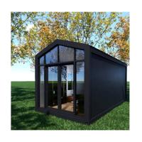 China Luxury 2 Bedroom Prefab Homes 20ft 6x6m Container A Frame House for sale