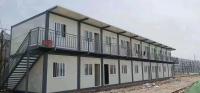 China Prefabricated Z Folding Container House Eco Friendly With Floor Board for sale