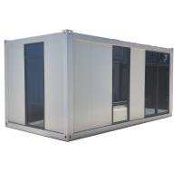 China Commercial Flat Pack Container House Detachable Portable Concession Retail Kiosk for sale