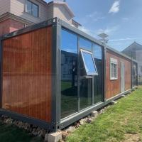 China Heavy Caliber Steel Modular BuildingDetachable Construction Container House With MGO Flooring for sale