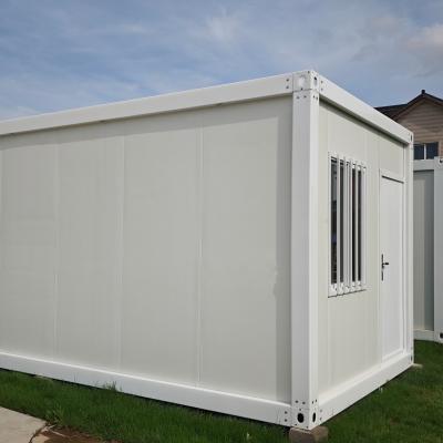 China Detachable Container House White Panel Portable Cabin With Bathroom for sale