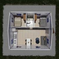 China Sturdy Triangular Roof Container House Expandable Fast Assembly  For Mobile Shop Office for sale