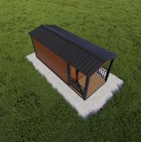 China Fast Assembly Triangular Roof Container House Expandable A Shape Roof House for sale