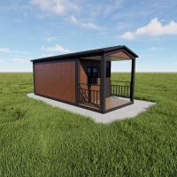 China Fast Assembly Triangular Roof Container House Expandable A Shape Roof House for sale