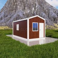 China A-Shape Glass Studio Detachable Container Office 18m² 5950x3000mm Creative Workspace for sale