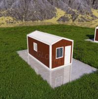 China A-Shape Glass Studio Detachable Container Office 18m² 5950x3000mm Creative Workspace for sale