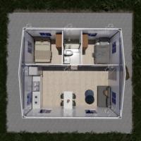 China 6x6m Modern Prefab Container House Customized Modular Expandable Homes for sale