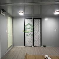 China Rust Proof Expandable Container Home 10FT 20FT 30FT 40FT With Grey Wall Panel / Glass Wall for sale