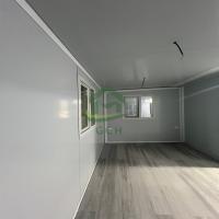 China Rust Proof Expandable Container Home 10FT 20FT 30FT 40FT With Grey Wall Panel / Glass Wall for sale
