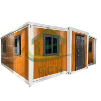 China Thermal Insulated Expandable Container House 20ft 40ft Galvanized Steel Frame for sale