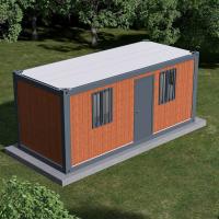 China Heavy Caliber Steel Folding Container House 18m2 Modular Building for Industrial Site Office and Crew Dormitory for sale