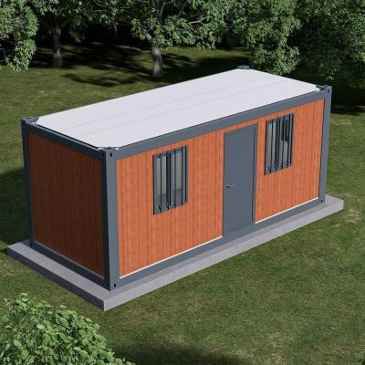 China Heavy Caliber Steel Folding Container House 18m2 Modular Building for Industrial Site Office and Crew Dormitory for sale