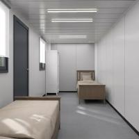 China Heavy Caliber Steel Folding Container House 18m2 Modular Building for Industrial Site Office and Crew Dormitory for sale