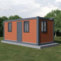 China Heavy Caliber Steel Folding Container House 18m2 Modular Building for Industrial Site Office and Crew Dormitory for sale