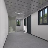 China Insulated Detachable Container House 3x6m Weatherproof Prefab Modular Cabin for Spain for sale