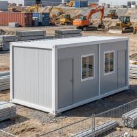 China Rust-Proof Prefabricated Living Pod 18m² for Indonesia Mining Zone White Frame Accommodation for sale