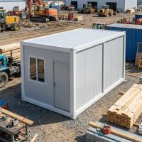 China Insulated Detachable Container House 3x6m Weatherproof Prefab Modular Cabin for Spain for sale