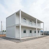 China 2 Story Prefabricated Office Building 5950x3000mm Galvanized Steel Frame for New Zealand for sale