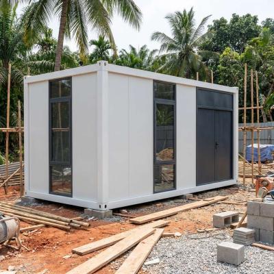 China Wholesale 20ft Detachable Cabin 18m² Economical Prefabricated Container Office for Labor Camps for sale