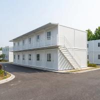 China Rail-Transport Optimized Detachable Container House 5950x3000mm Flat-Pack Modular Unit for sale