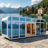 China Prefabricated Apple Cabin Container House Modular Portable Living Pod 2250mm Width for sale