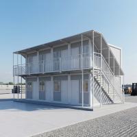 China Corrosion Resistant Detachable Container House Fireproof With Polyurethane Insulation Envelope for sale