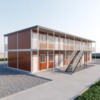 China Waterproofing Luxury Flat Pack Homes 20ft Customized Modular Resort Villa for sale