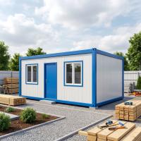 China Fireproof Prefabricated Container House 40ft 20ft Two Story Container Home Rapid Assembly for sale